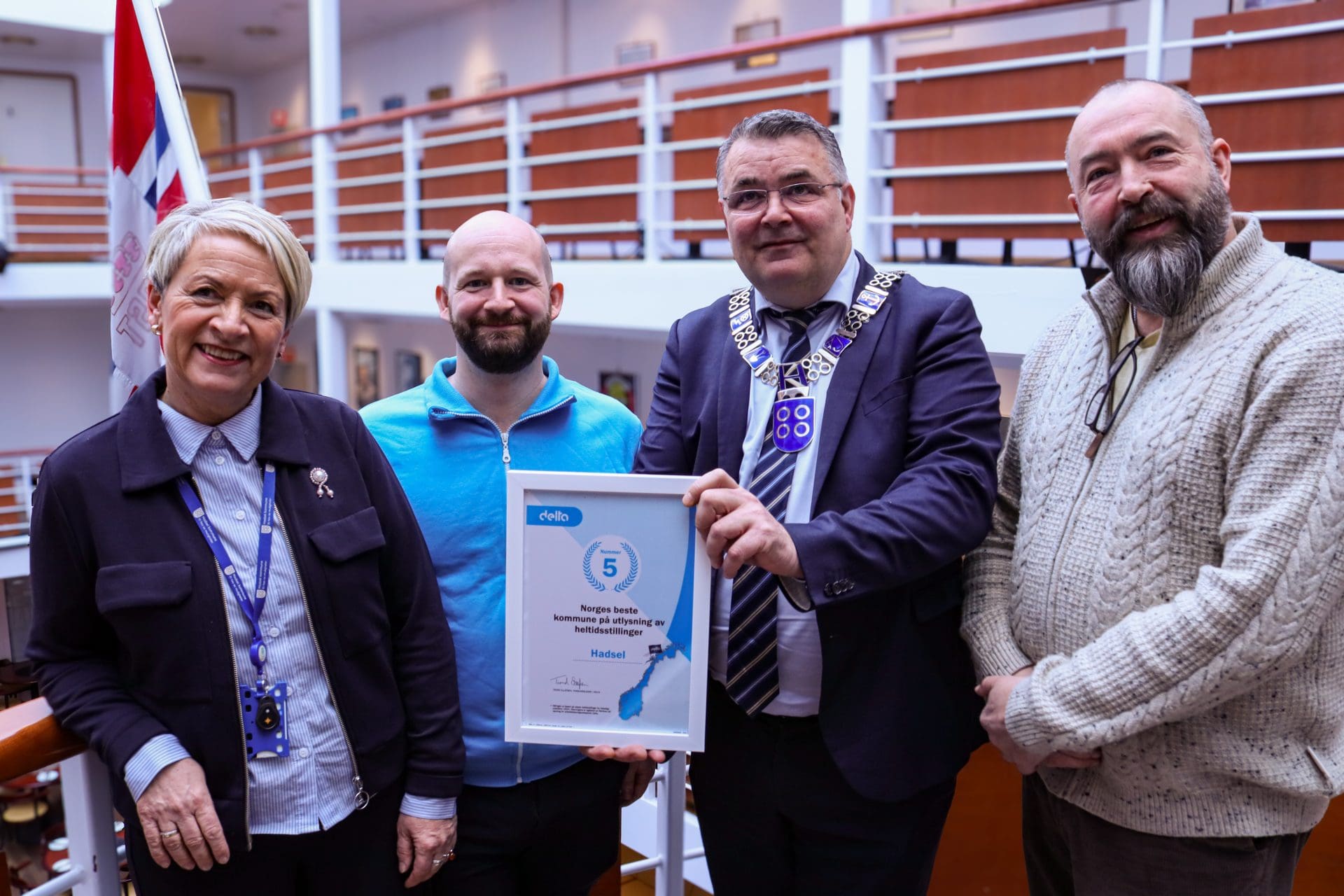Hadsel kommune er blant de beste når det gjelder å utlyse ...